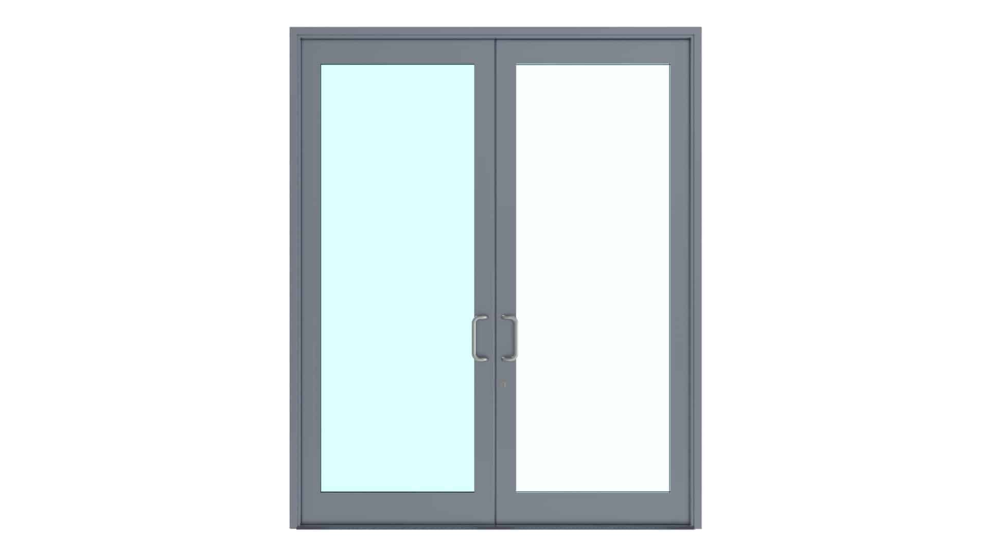 Inswing Impact Doors with Panic Hardware - Aldora